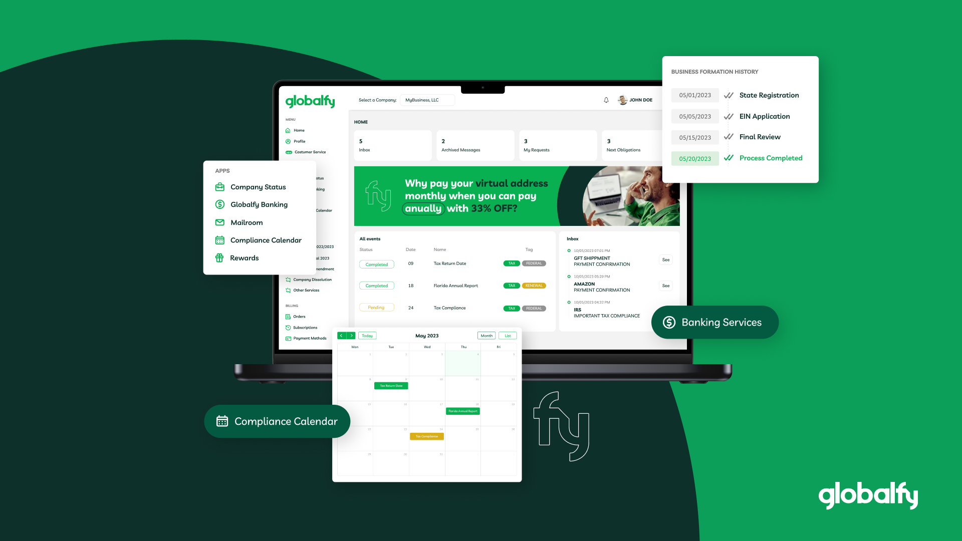 Agente Registrado - Globalfy